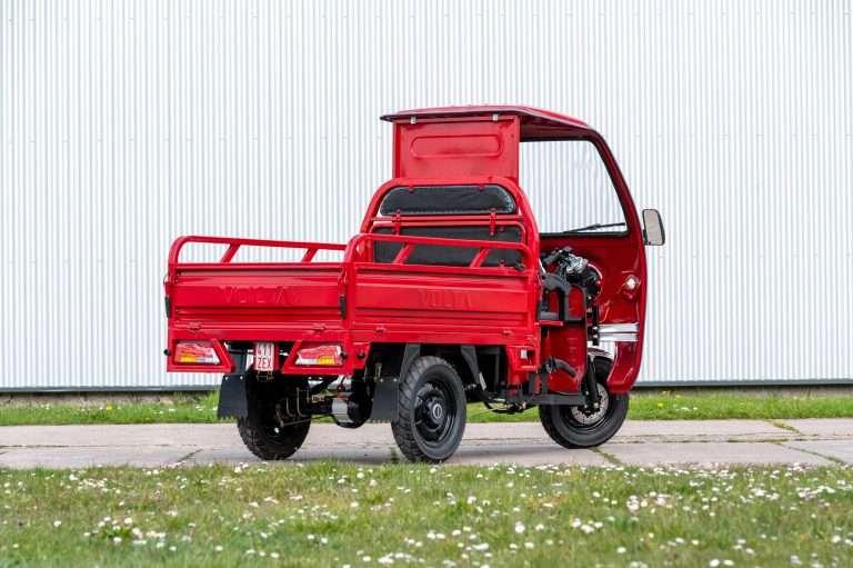3-Rad Elektro Pritsche Kipper mit Kabine BIG VT5 VOLTA – Greenspeed