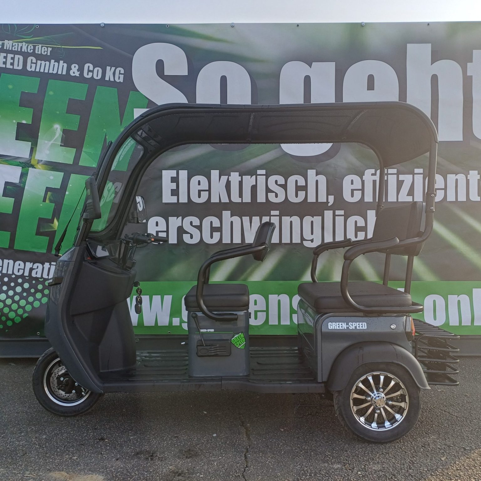 3-Rad E-Rikscha mit viel Platz TUK TUK Autorikscha Rikschas Elektro ...