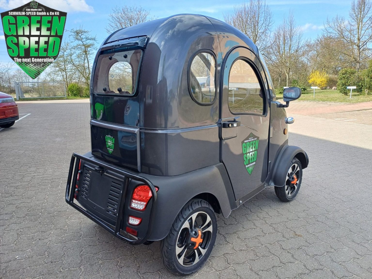 4-Rad E-QUAD Elektro 2 Sitzer Kabinenroller 45km/h Elektrofrosch Frosch ...