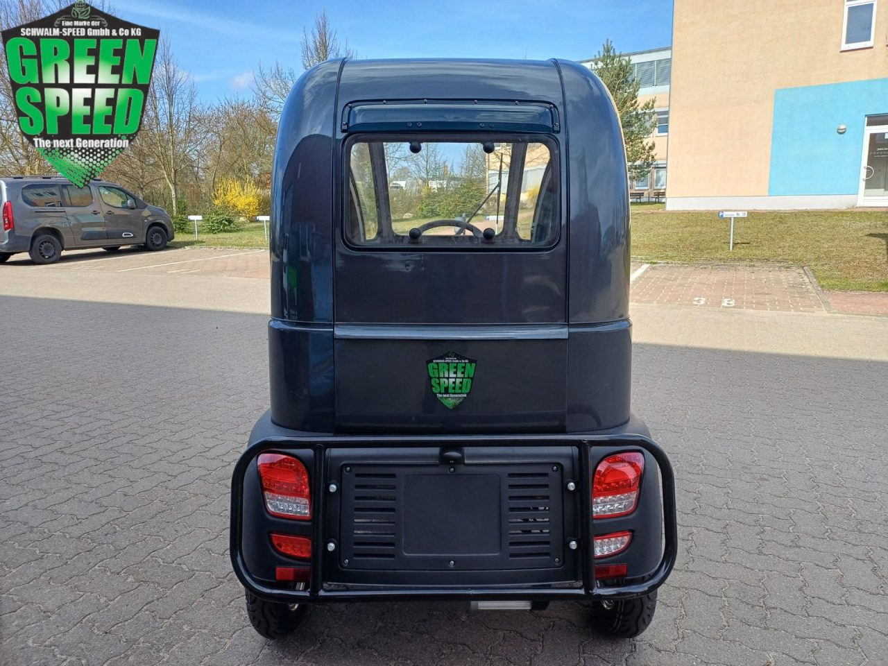 4-Rad E-QUAD Elektro 2 Sitzer Kabinenroller 45km/h Elektrofrosch Frosch ...