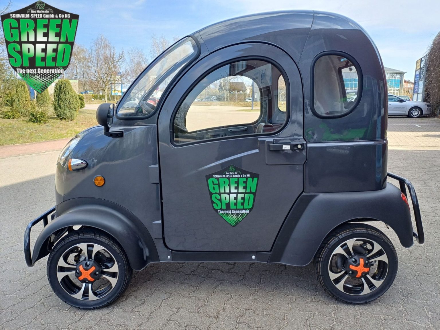 4-Rad E-QUAD Elektro 2 Sitzer Kabinenroller 45km/h Elektrofrosch Frosch ...