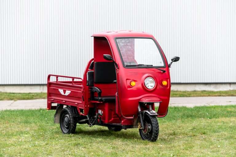 3-Rad Elektro Pritsche Kipper mit Kabine BIG VT5 VOLTA – Greenspeed