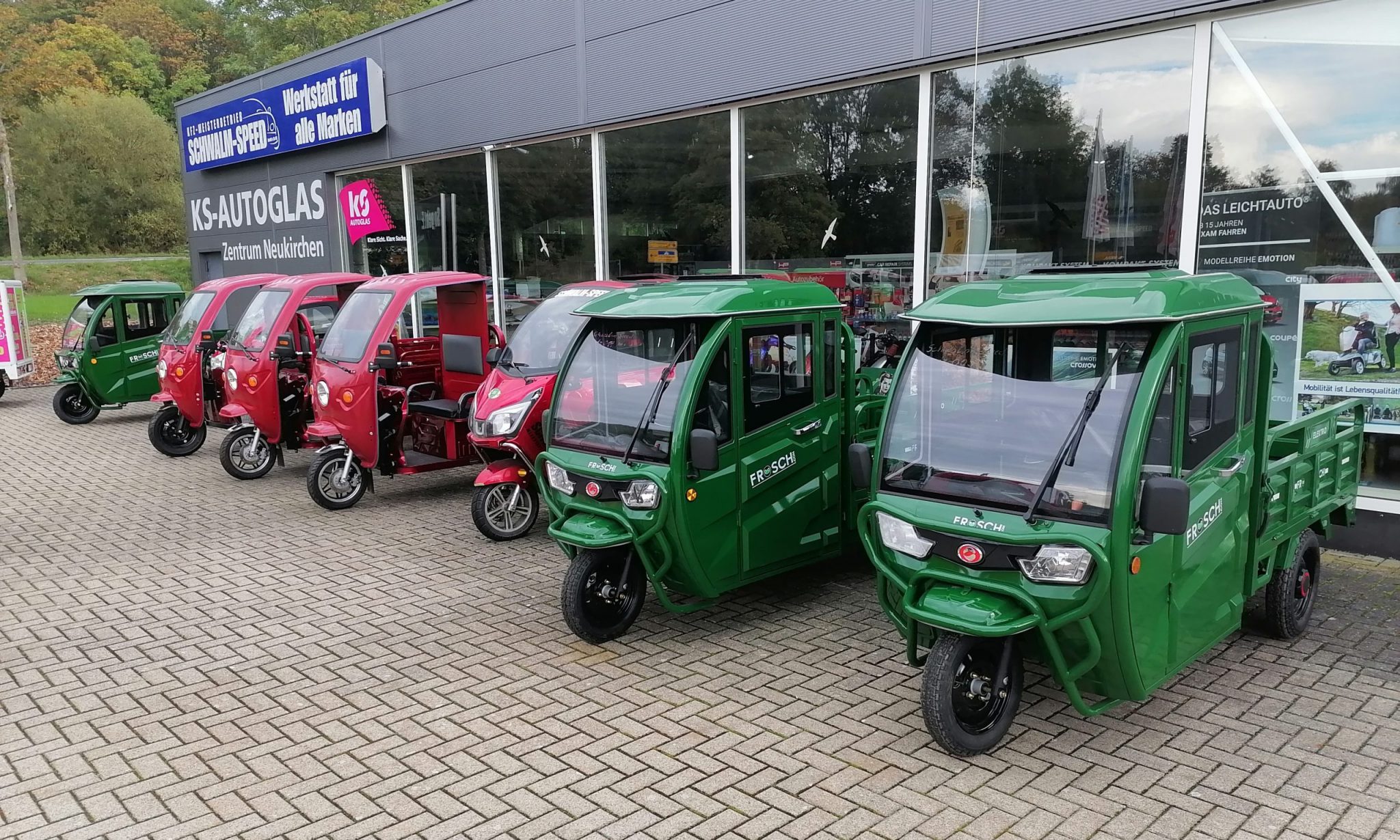 3-Rad Elektro Pritsche Kipper mit Kabine BIG VT5 VOLTA – Greenspeed