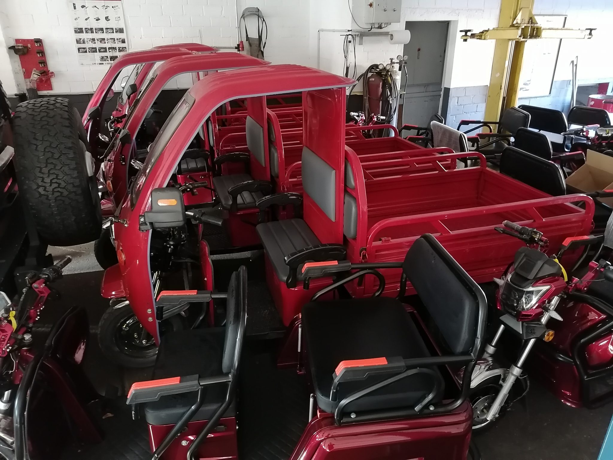 3-Rad E-Rikscha mit viel Platz TUK TUK Autorikscha Rikschas Elektro ...
