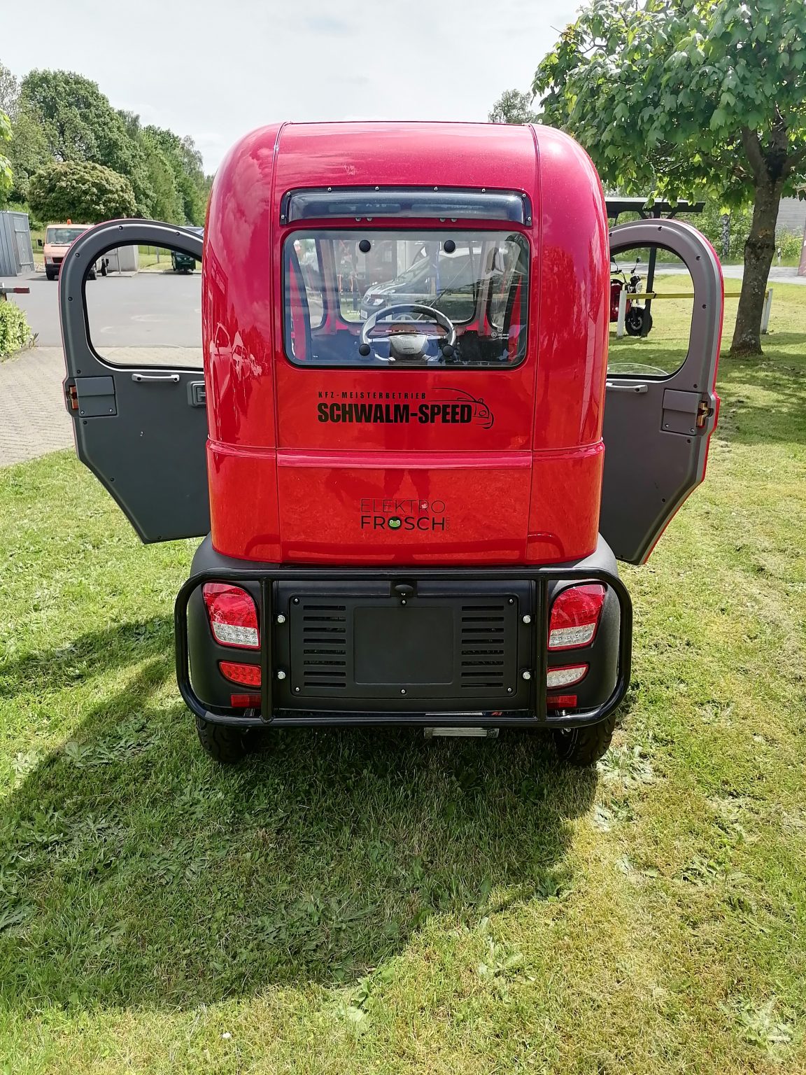 4-Rad E-QUAD Elektro 2 Sitzer Kabinenroller 45km/h Elektrofrosch Frosch ...