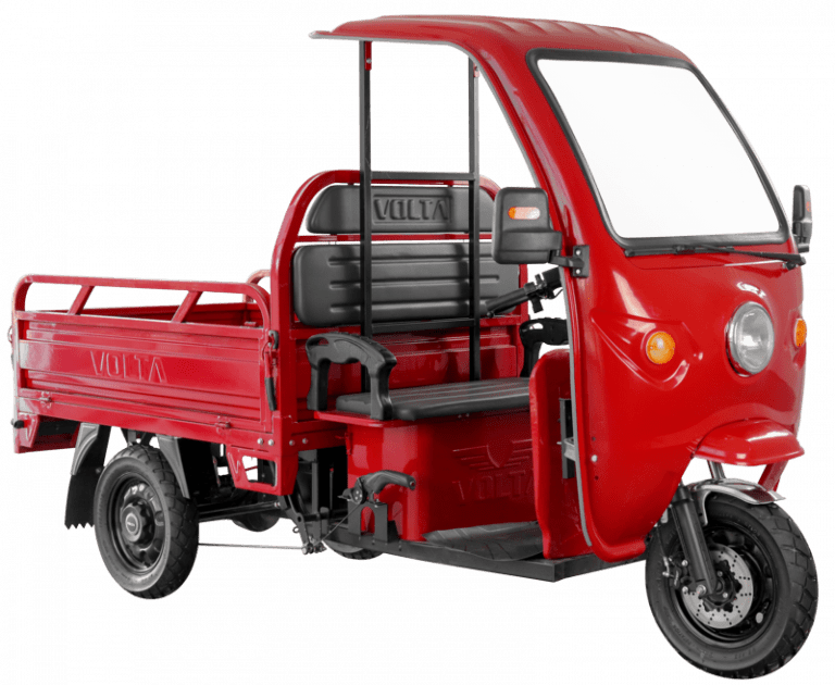 3-Rad Elektro Pritsche Kipper mit Kabine BIG VT5 VOLTA – Greenspeed