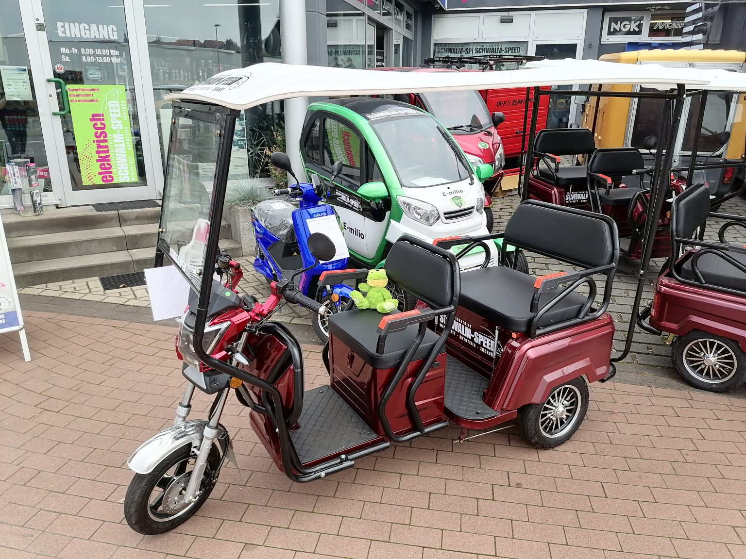 3-Rad E-Rikscha mit viel Platz – Greenspeed