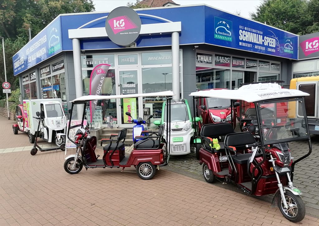 3-Rad E-Rikscha mit viel Platz TUK TUK Autorikscha Rikschas Elektro ...