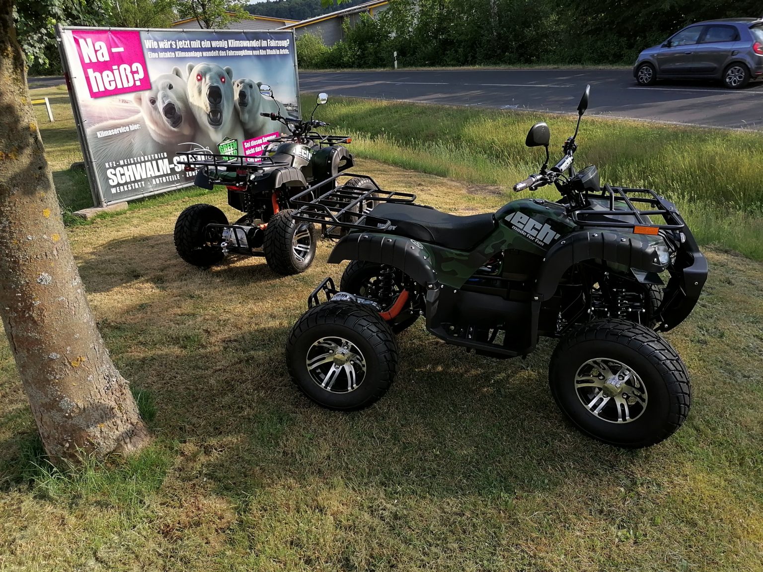 E-Quad ATV 4X4 UTV Elektro 45km/h ALLRAD mit Seilwinde Elektro Quad ...