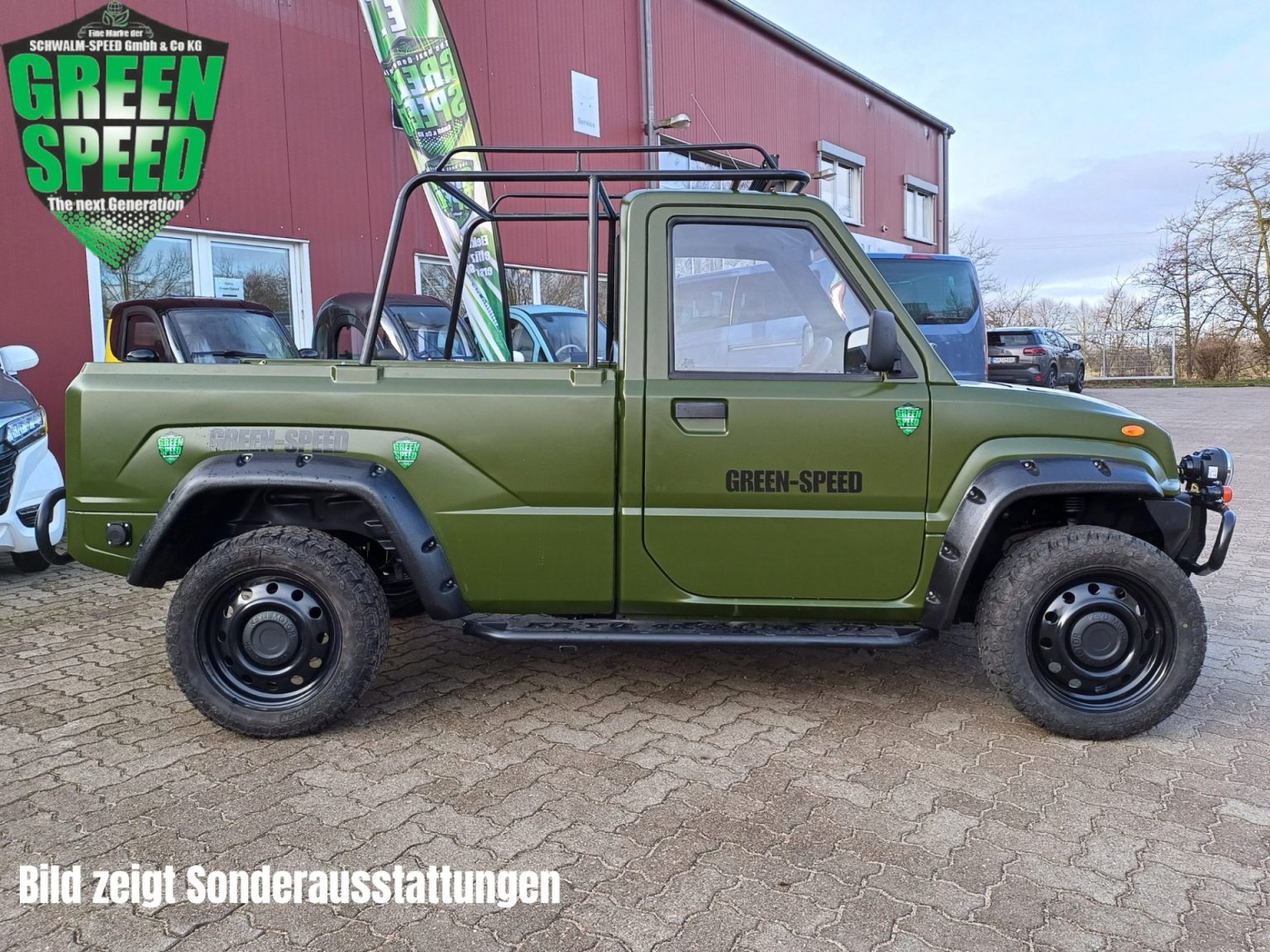 GREEN-SPEED ALLRAD 4X4 4WD Elektro PICK UP L7e Light TRUCK 500 Pickup ...
