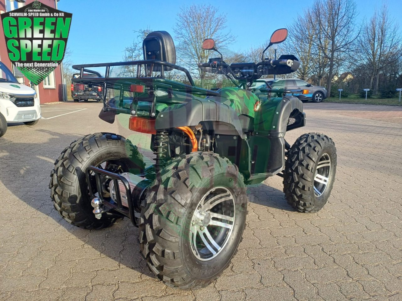 E-Quad ATV 4X4 UTV Elektro 45km/h ALLRAD mit Seilwinde Elektro Quad ...