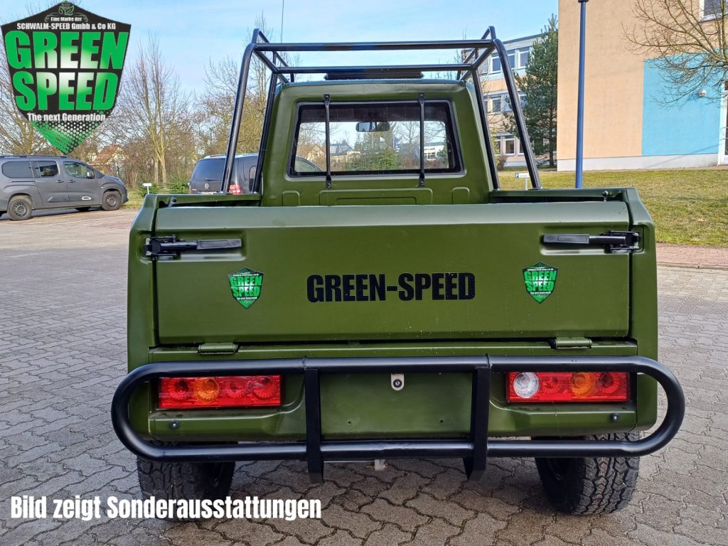 GREEN-SPEED ALLRAD 4X4 4WD Elektro PICK UP L7e Light TRUCK 500 Pickup ...