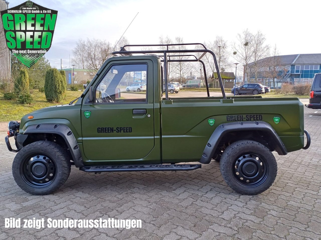 GREEN-SPEED ALLRAD 4X4 4WD Elektro PICK UP L7e Light TRUCK 500 Pickup ...