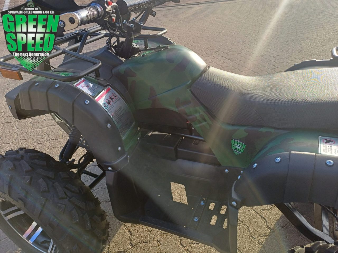 E-Quad FARMER ATV 4X2 Pritsche CARGO Kipper UTV Elektro 45km/h ...