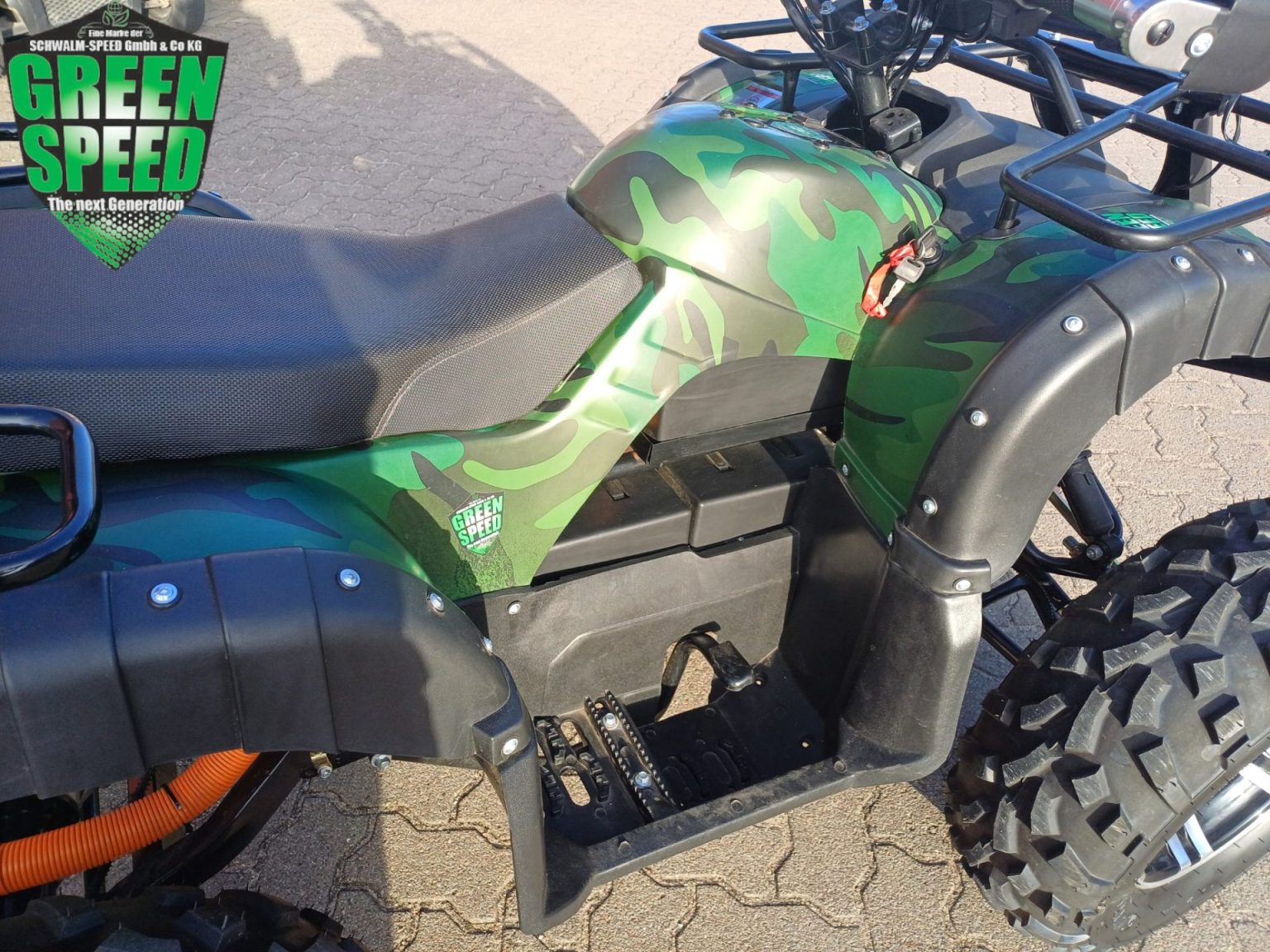 E-Quad ATV 4X4 UTV Elektro 45km/h ALLRAD mit Seilwinde Elektro Quad ...