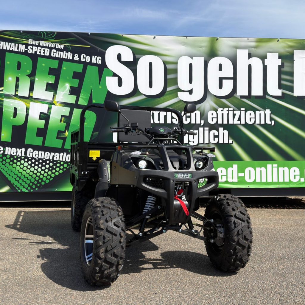 E-Quad ATV 4X2 FARMER Pritsche 45km/h 15 Jahren Hecht Farmers – Greenspeed